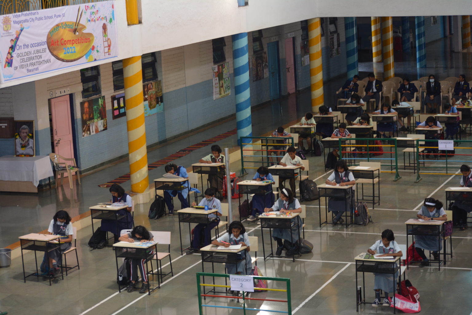 InterSchool art competition 2023 at the MCPS Pune - Vidya Pratishthan’s ...